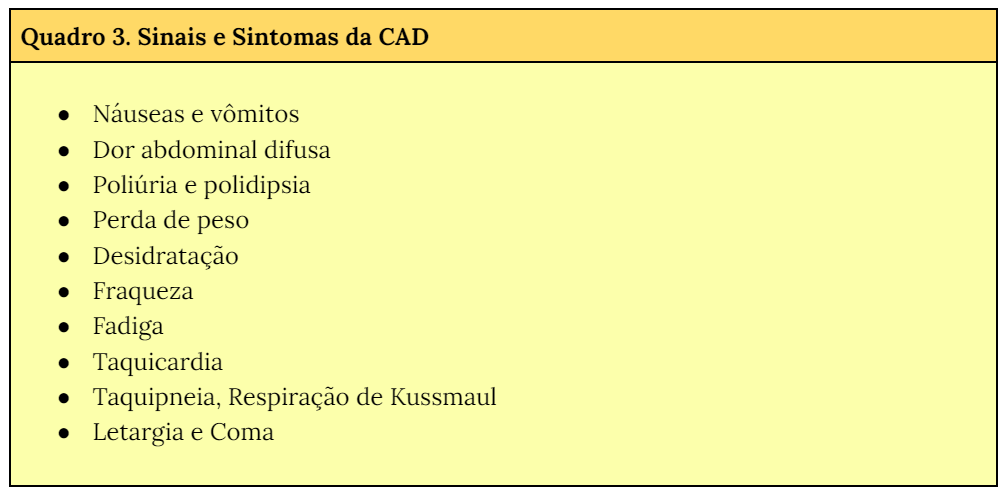 Diagnóstico e tratamento da Cetoacidose Diabética – Diretriz da ...